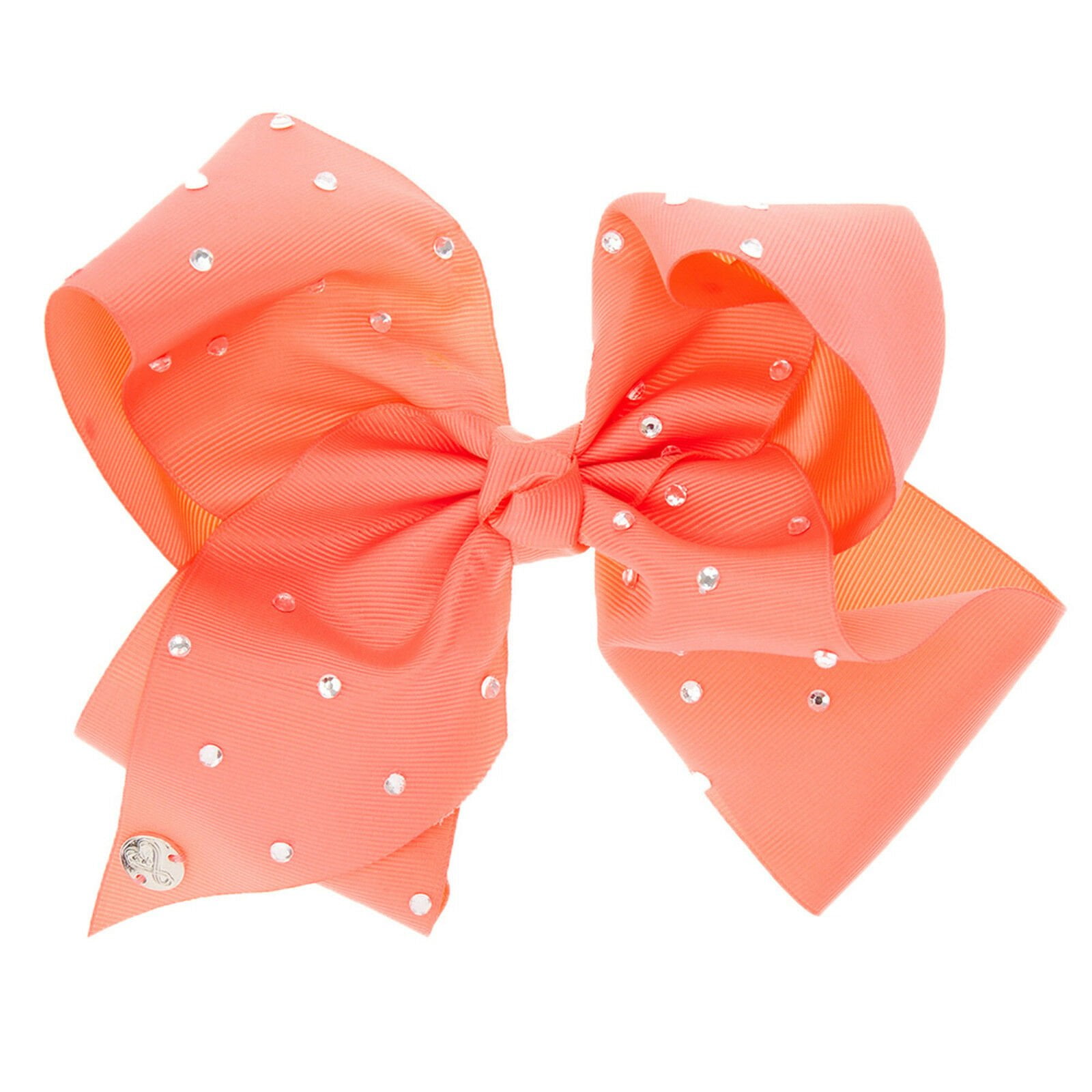 JoJo Siwa - JoJo Siwa Large Cheer Hair Bow (Coral Pink w/Clear ...