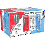 Monster Energy Ultra VP, Red, White, Blue, 16 fl oz, Raspberry & Berry ...