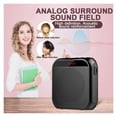 5W 2400mAh Voice Amplifier Multifunctional Portable Personal Voice ...