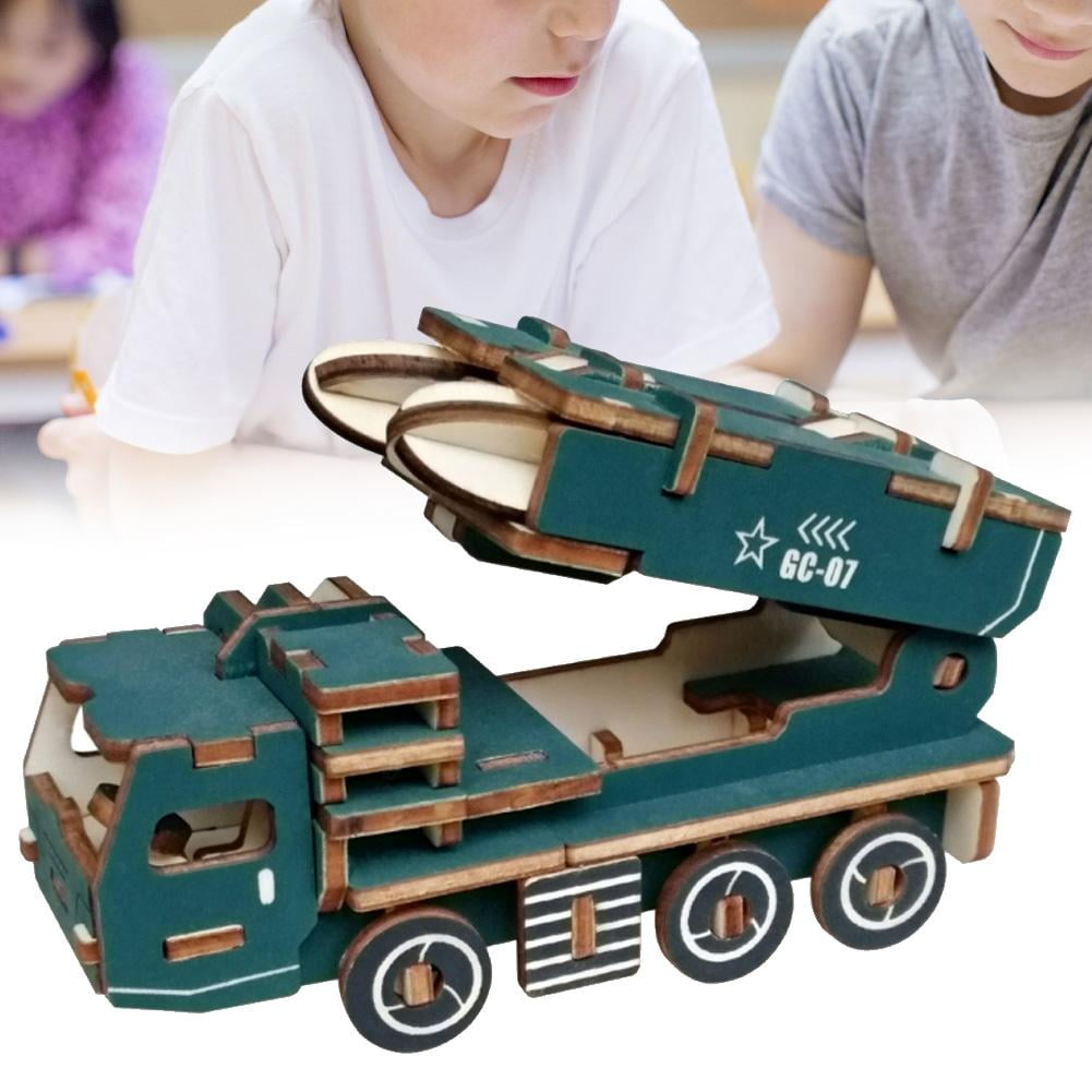 LHCER DIY Car Model,3D Handmade DIY Car Model Vehicle Wooden Jigsaw ...