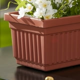 HC Companies 30 Inch Fluted Plastic Venetian Garden Flower Window Box ...