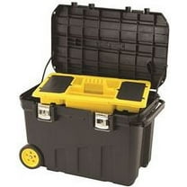 STANLEY 50 Gallon Mobile Tool Box Chest with Wheels, Handle, Heavy Duty ...