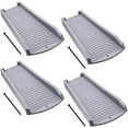 4-Pack Decorative Downspout Water Diverter, Slate Splash Block Rain ...