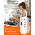 Fixdono Natural Gas Detector, Digital Sound Warning Gas Leak Alarm ...