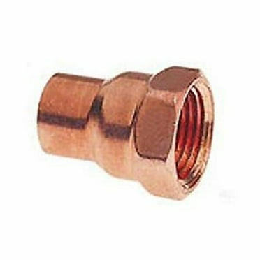 Nibco Adapter,Wrot Copper,1-1/2" Tube,CxSJ 9017 11/2X11/2 - Walmart.com
