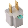 Hyper Tough Polarized Grounded Plug-in Type Adapter, 2-Pack - Walmart.com