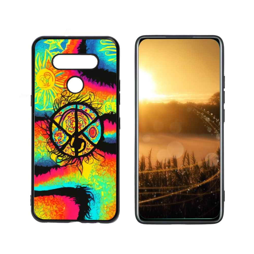 Compatible with LG Q51 Phone Case, Hippie Case Silicone Protective for ...