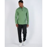 Real Essentials 3 Pack: Men's Dry-Fit Active Quarter Zip Long Sleeve ...