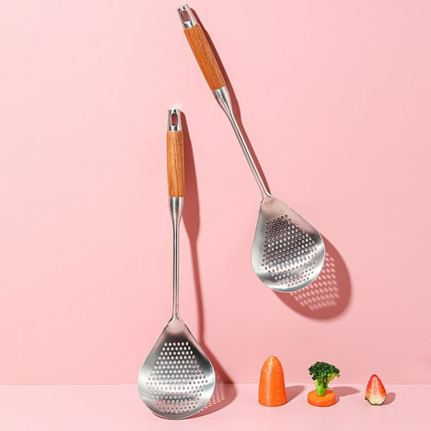 Strainer Soup Spoon,Stainless Steel Colander Strainer Hot Pot Skimmer ...