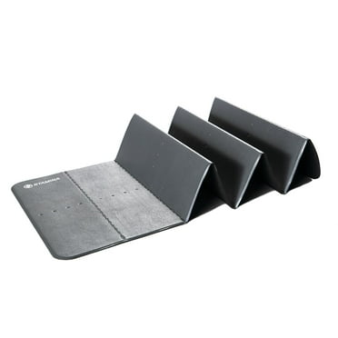 SPRI Pro Fitness Exercise Mat, 12MM Thickness, Grey, Includes Carrying ...