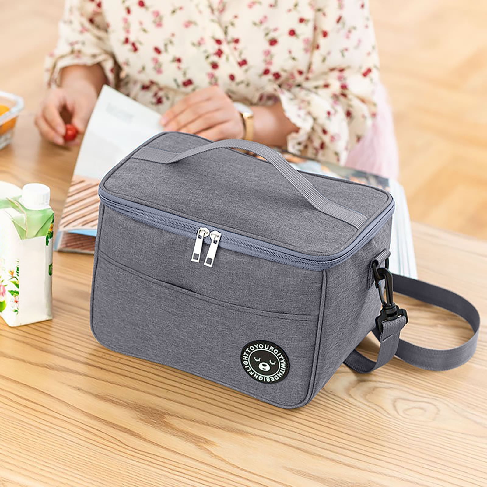 Click here for Nilvkv Lunch Bag Portable Lunch Box Bag Aluminum F... prices
