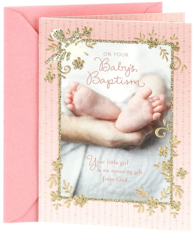 Dayspring Baptism Greeting Card for Girls (Baby Feet) | Walmart Canada