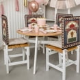 Archway Columns Chair Back Covers Set of 4 Vintage Ethic Traditional ...