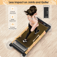 Under Desk Treadmill, Adjustable Indoor Walking Running Exercise ...