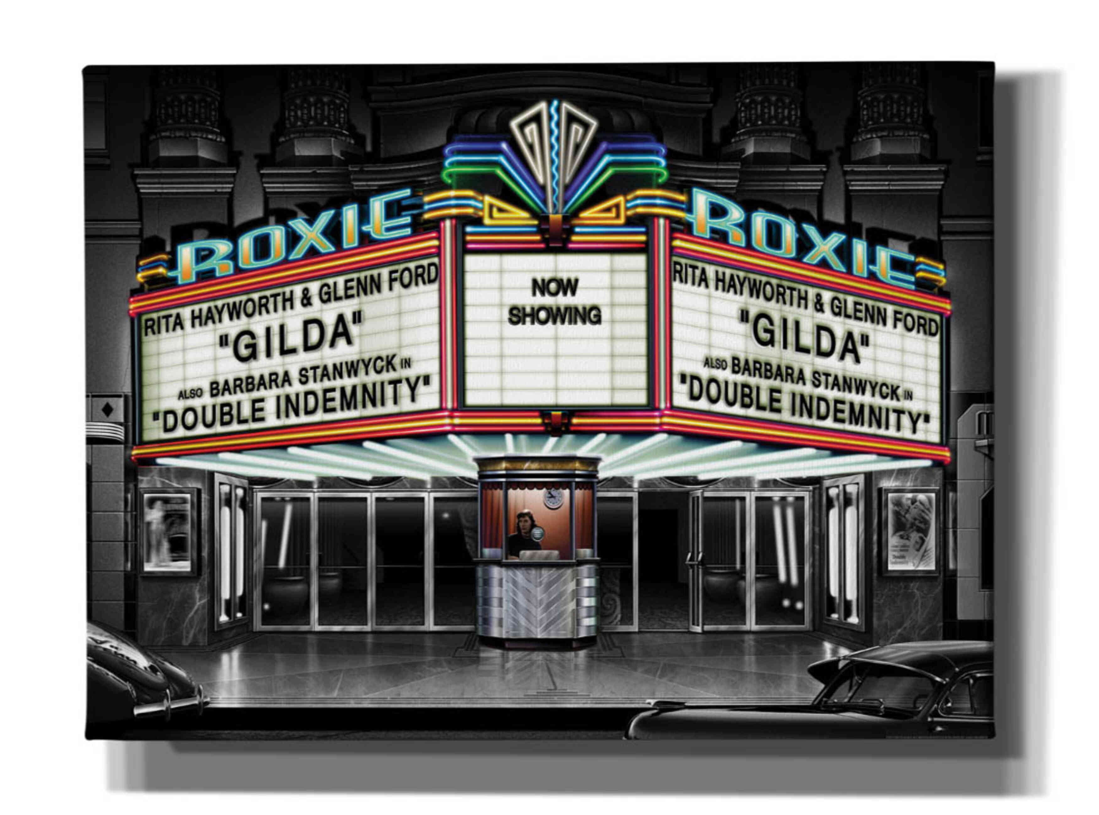 Epic Graffiti 'Roxie' by Helen Flint, Canvas Wall Art, 54"x40 ...