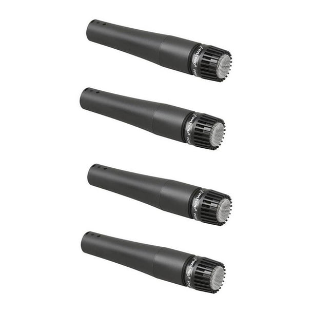 4) PYLE PRO PDMIC78 Professional Moving-Coil Dynamic Handheld ...