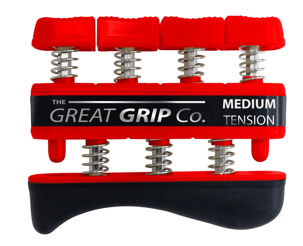 The GREAT GRIP™ Red, Medium - 7 lbs resistance per finger, LIFETIME ...