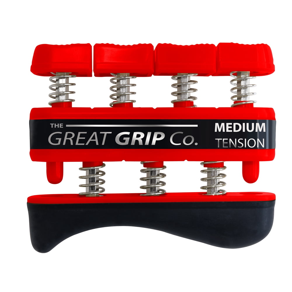 The GREAT GRIP™ Red, Medium - 7 lbs resistance per finger, LIFETIME ...