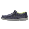 Hey Dude Children's Wally Stretch Navy Shoes 130132556 - Walmart.com