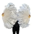 13Bones Ostrich Feather Fan Stages Performance Carnival Show Accessory ...