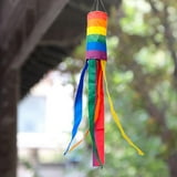 Colorful Windsock with Long Tails Windsock Streamer Tassel Durable Flag ...