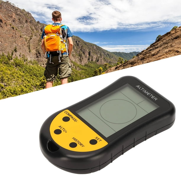 Altímetro Digital, Calendario Barómetro LCD Compass Altímetro 8 EN 1 ...