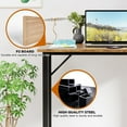 Dkelincs 32 inch Computer Desk Set of 2, Modern Study Writing Table ...