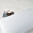 Serta 233 Thread Count Summer And Winter White Goose Feather Bed Pillow ...