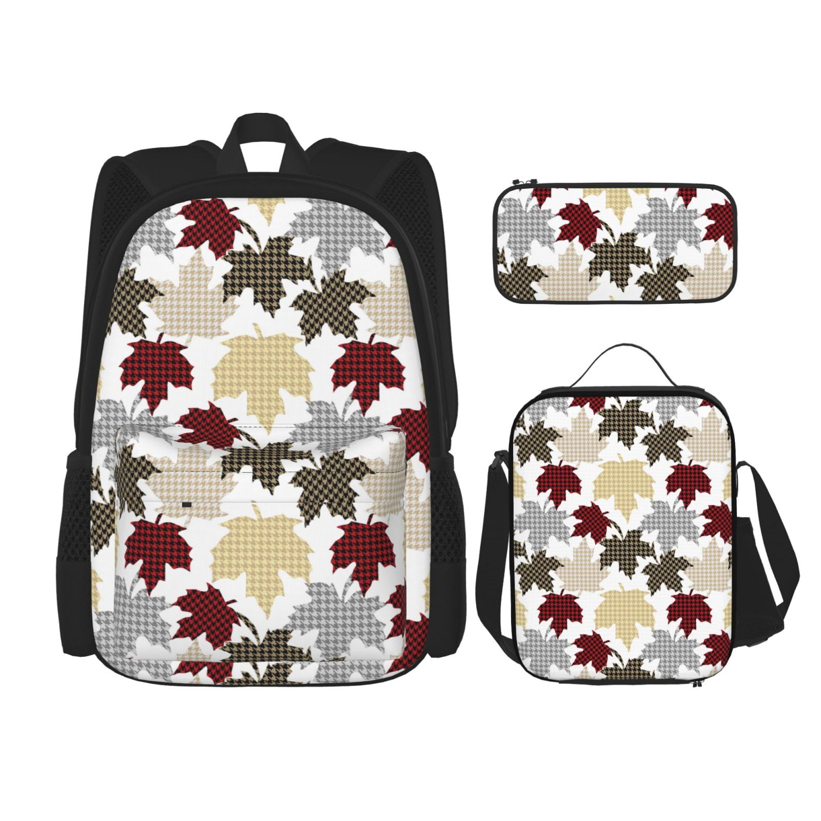 Fotbe maple leaves Set Escolar 3 en 1 para Niños - Mochila Duradera con Lonchera Aislante y ...