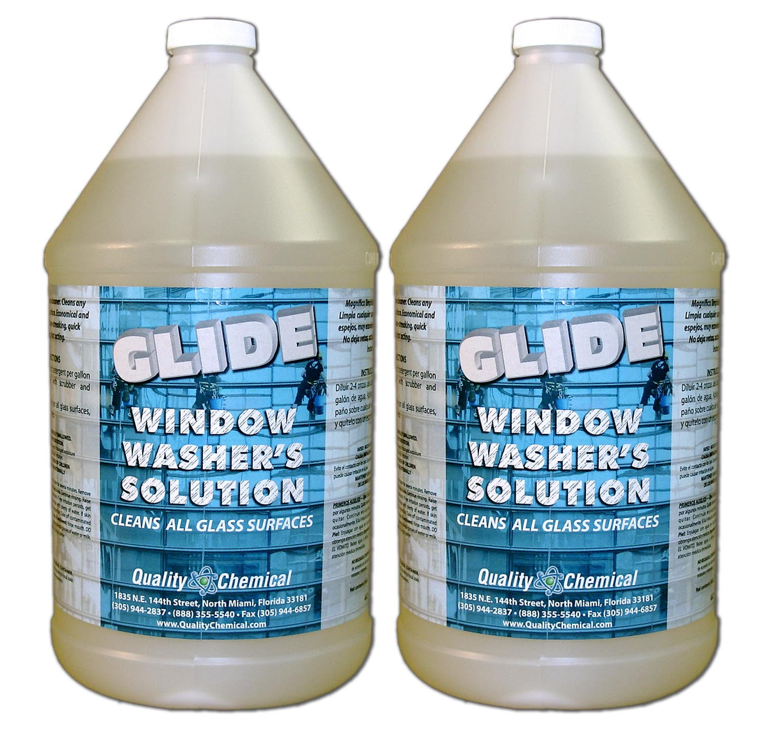 Glide Window Washer's Solution - 2 gallon case - Walmart.com
