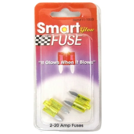 SMART FUSE 20 AMP 2 PACK SMART BLADE FUSES. FUSE GLOWS WHEN BLOWN ...