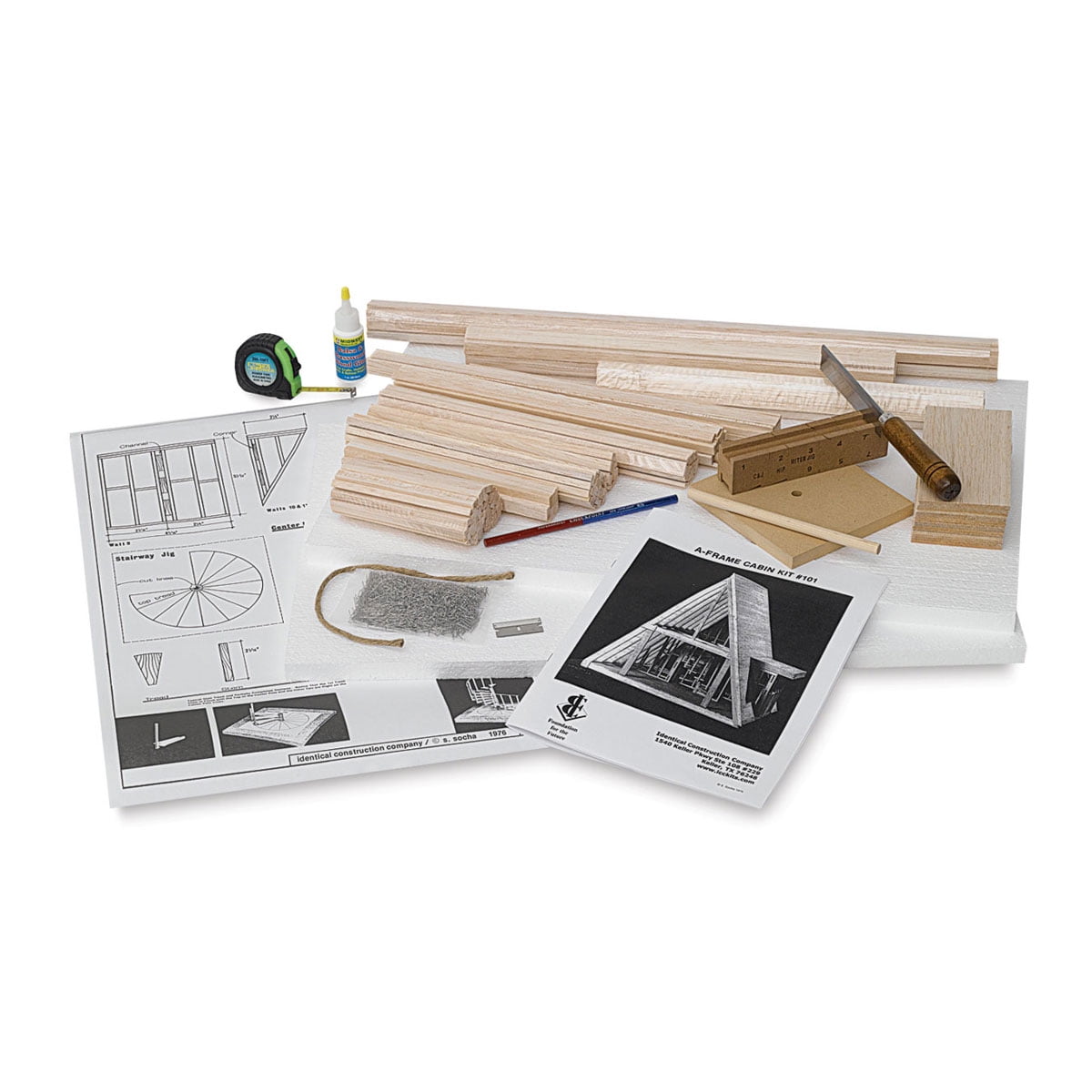 Midwest Products House Structure Kit - A-Frame Cabin - Walmart.com