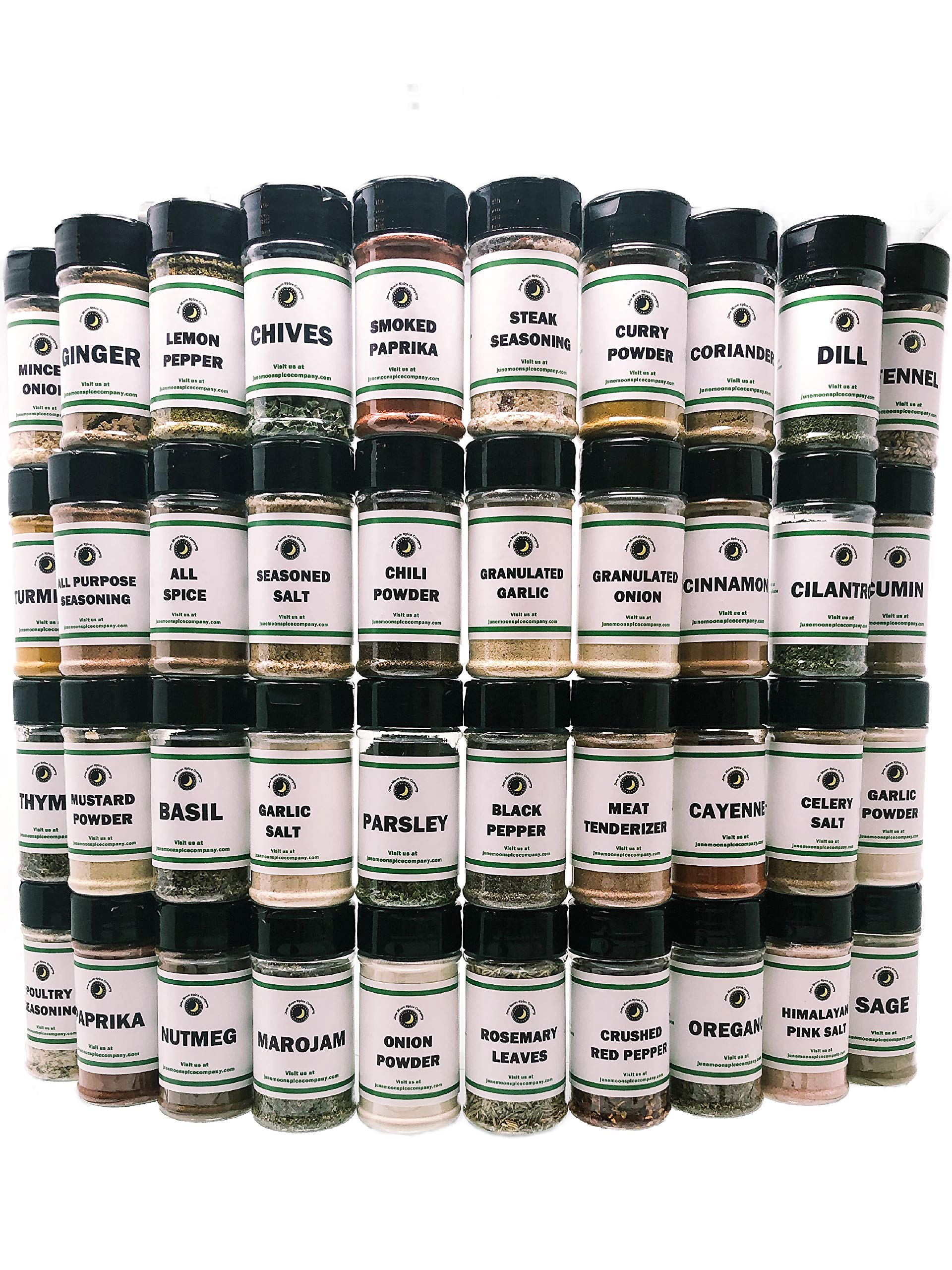 Ultimate Pantry SEASONING, HERB, SPICE and SEASONED SALT Set | 40 Count ...