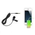 Clip-on Lapel Mini Lavalier Mic Microphone 3.5mm for Mobile Phone PC ...