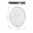8QT Oval Slow Cooker Lid Replacement for CrockPot Slow Cooker Model ...