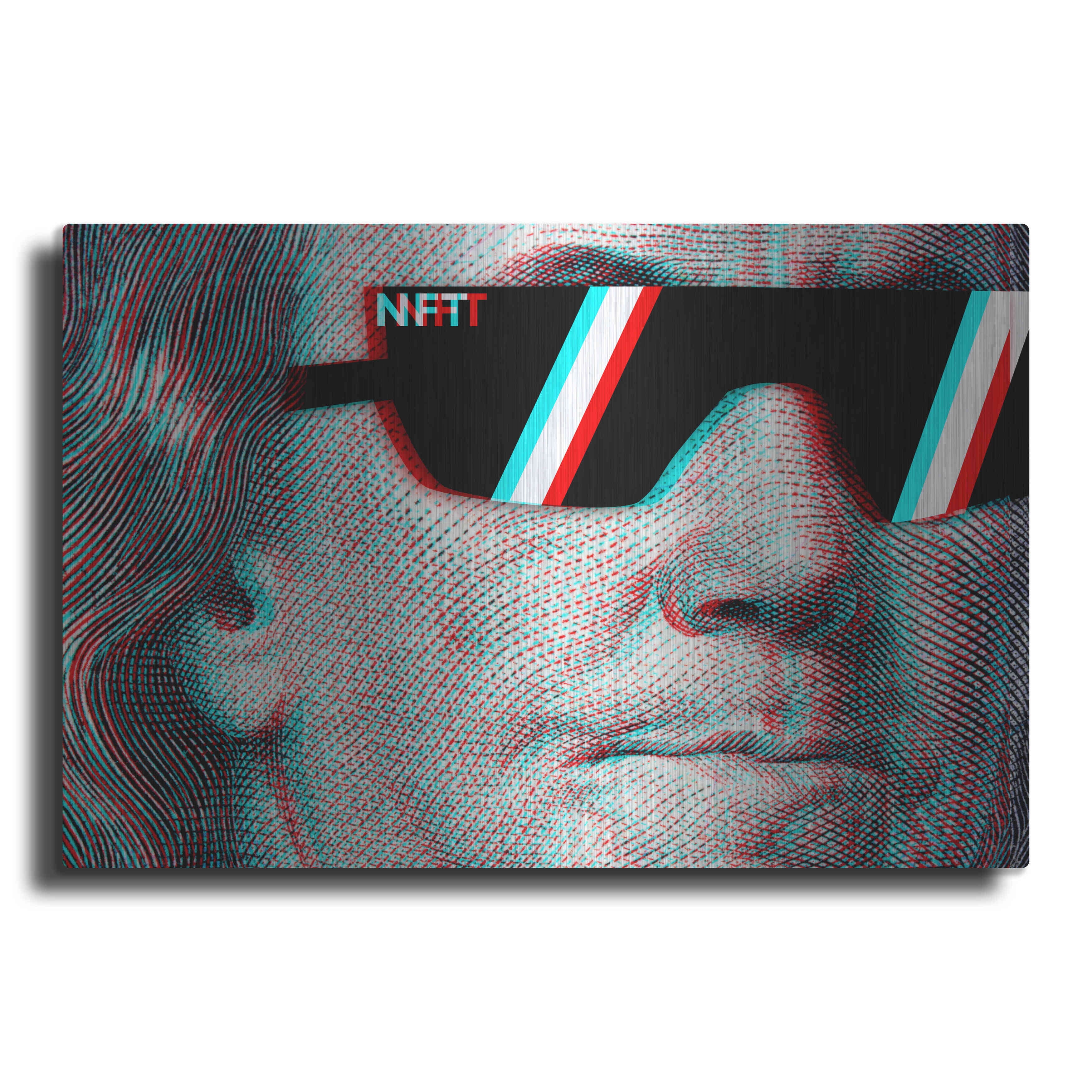 Luxe Metal Art 'NFT Degen' by Epic Portfolio, Metal Wall Art, 36"x24 ...