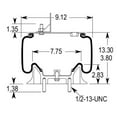Pack of 4 Air Spring Bag for Kenworth Trucks Replaces W01-358-9616 ...