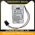 2X 3HAC044075-001/01 7.2V SMB Battery for ABB Robot CPU ABBTA521 ...