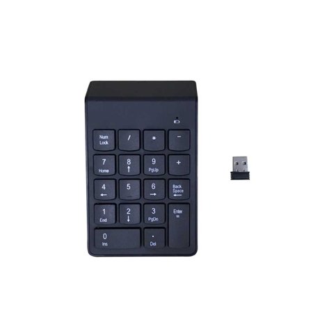 relayinert Wireless 2.4G Keyboard USB Number Keypad Home Office Fluent ...