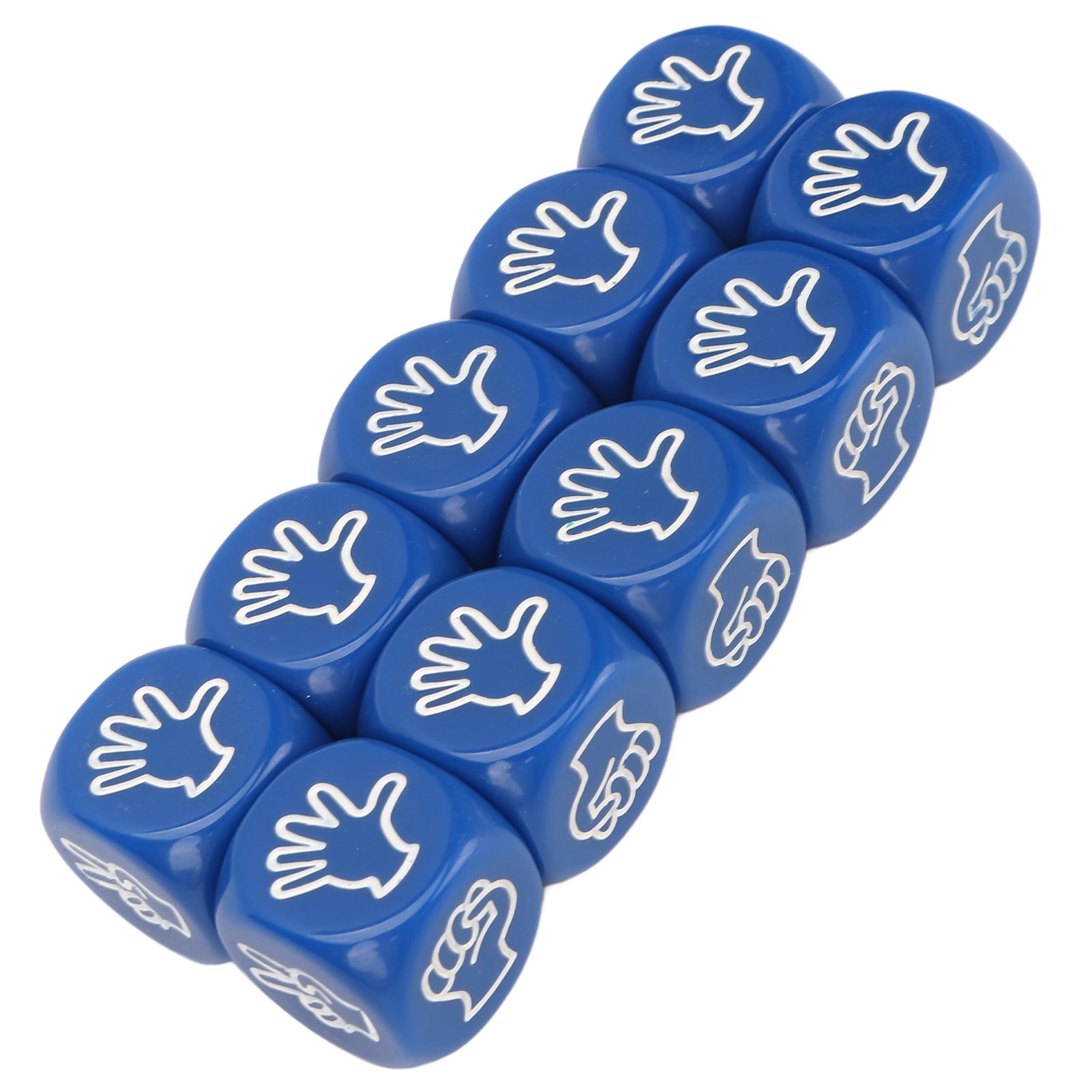 Juego de dados de dos lados, 10 piezas Juego de adivinanzas con los ...