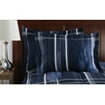 Mainstays Blue Plaid 8 Piece Bed in a Bag Comforter Set with Sheets ...