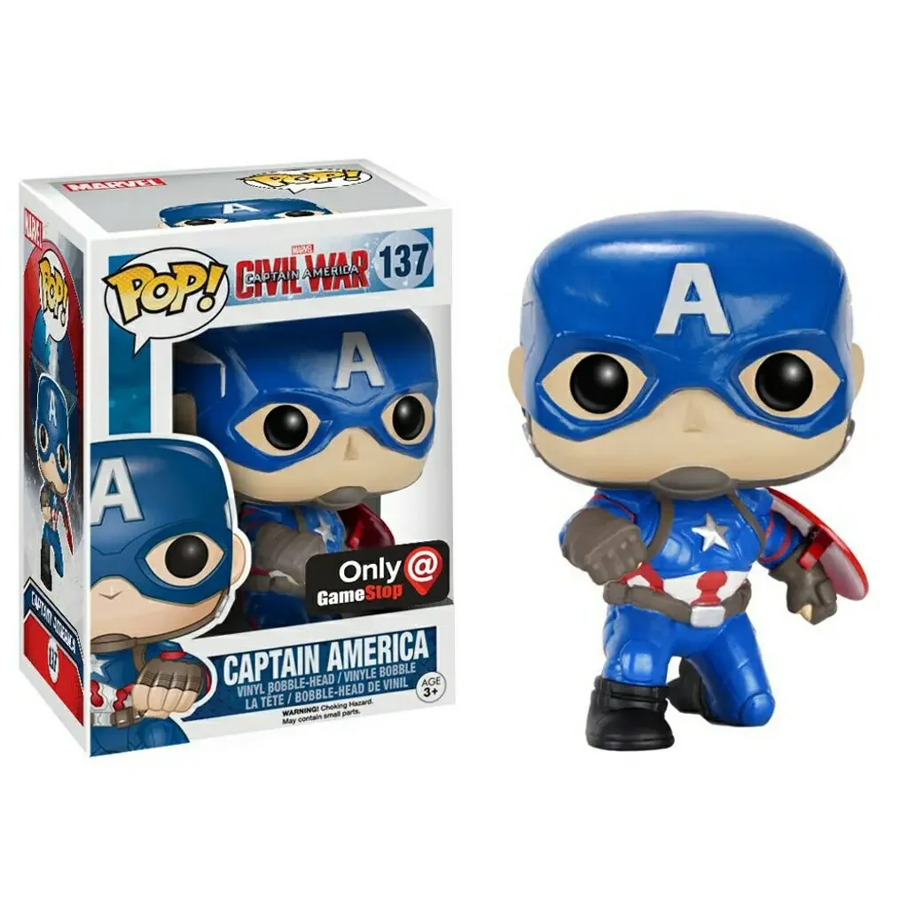 Funko Pop The Avengers Civil War Captain America 219 481 288 137 450 Vinyl Action Figure Collection Models Toys wangyu