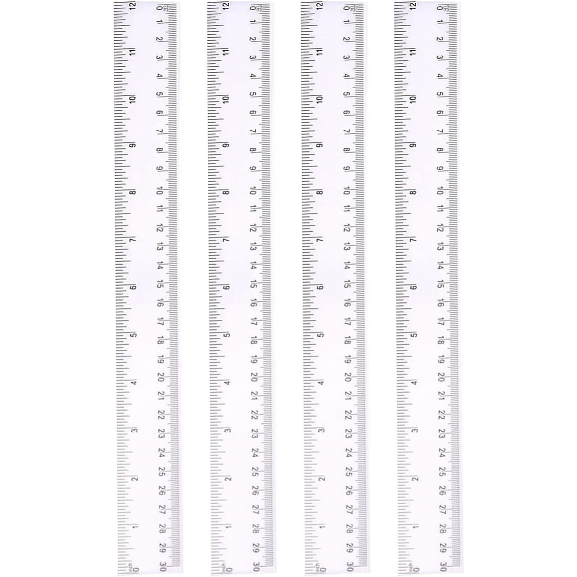 Click here for Ghsdfbb 4pcs 30cm Clear Plastic Ruler 12inch Trans... prices