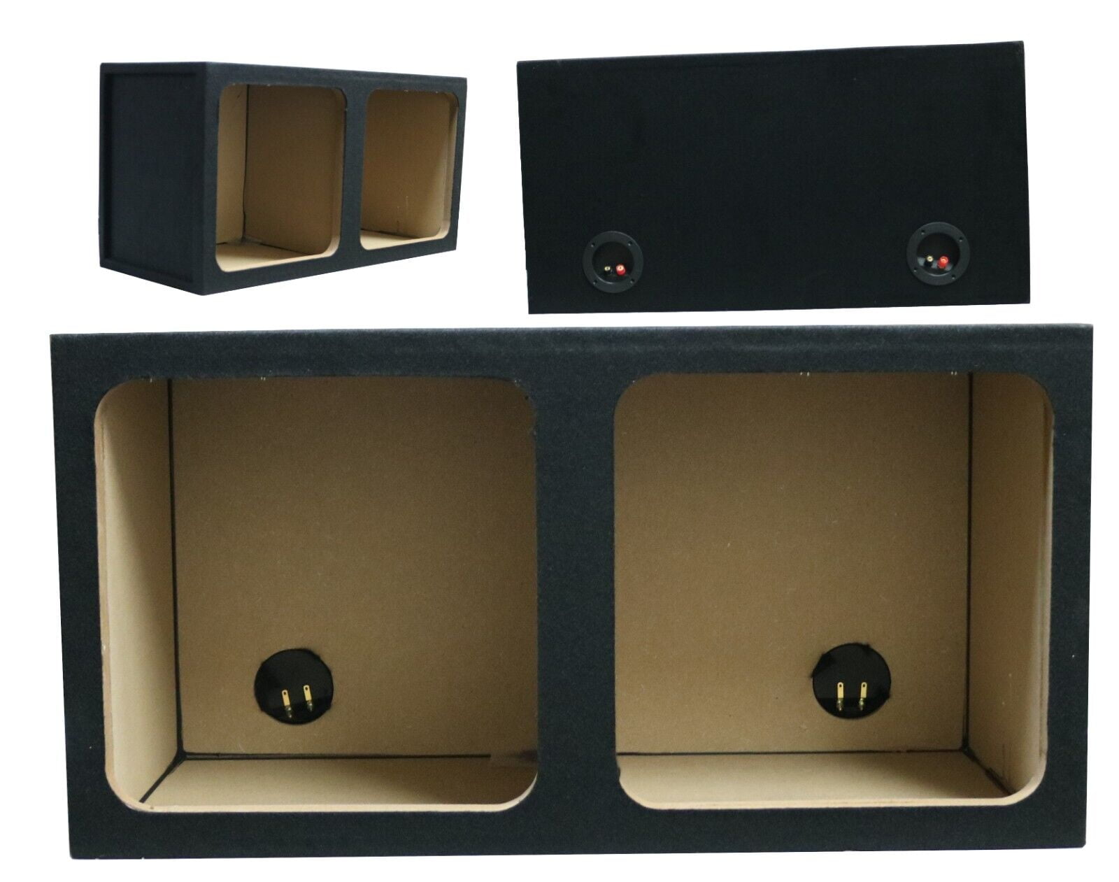Dual 15" Sealed Square Sub Box Enclosure fits Kicker L7 Subwoofer 1 ...