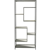 DecMode 24" x 56" Black Metal 8-Tier Shelving Unit, 1-Piece - Walmart.com