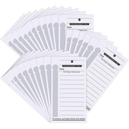 100 Pieces 10 Line Super Football Bowl Sports Strip Cards Football Pool ...
