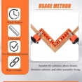 90 Degree Corner Clamp & Positioning Square Set, 90° Positioning Clamp ...