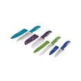 Farberware 4-piece Chef Set with Stamped Plastic Colored Handle and ...