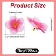 100Pcs Cloth Artificial Flower Head for Wedding Aisle Centerpieces ...