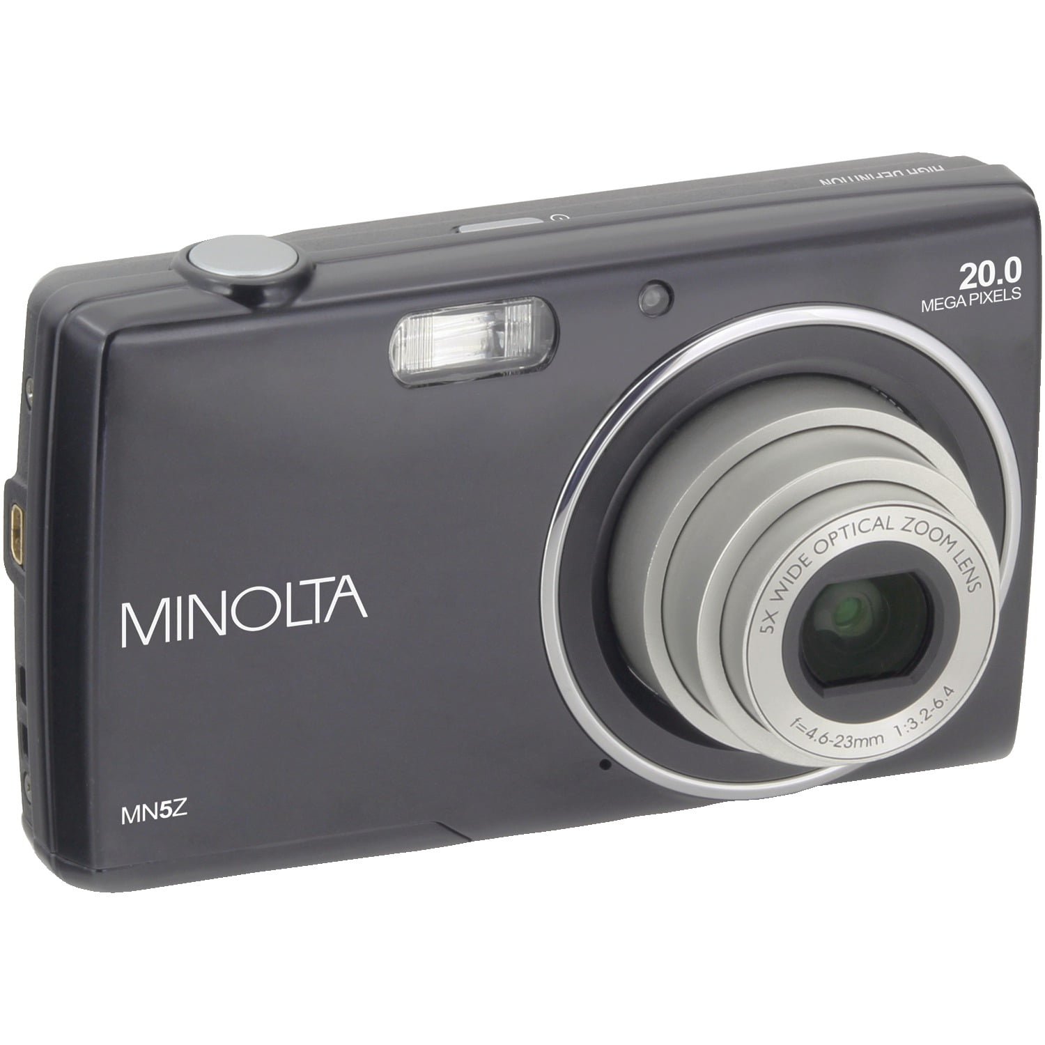 Minolta MN5Z-BK 20.0-Megapixel MN5Z HD Digital Camera with 5x Zoom ...